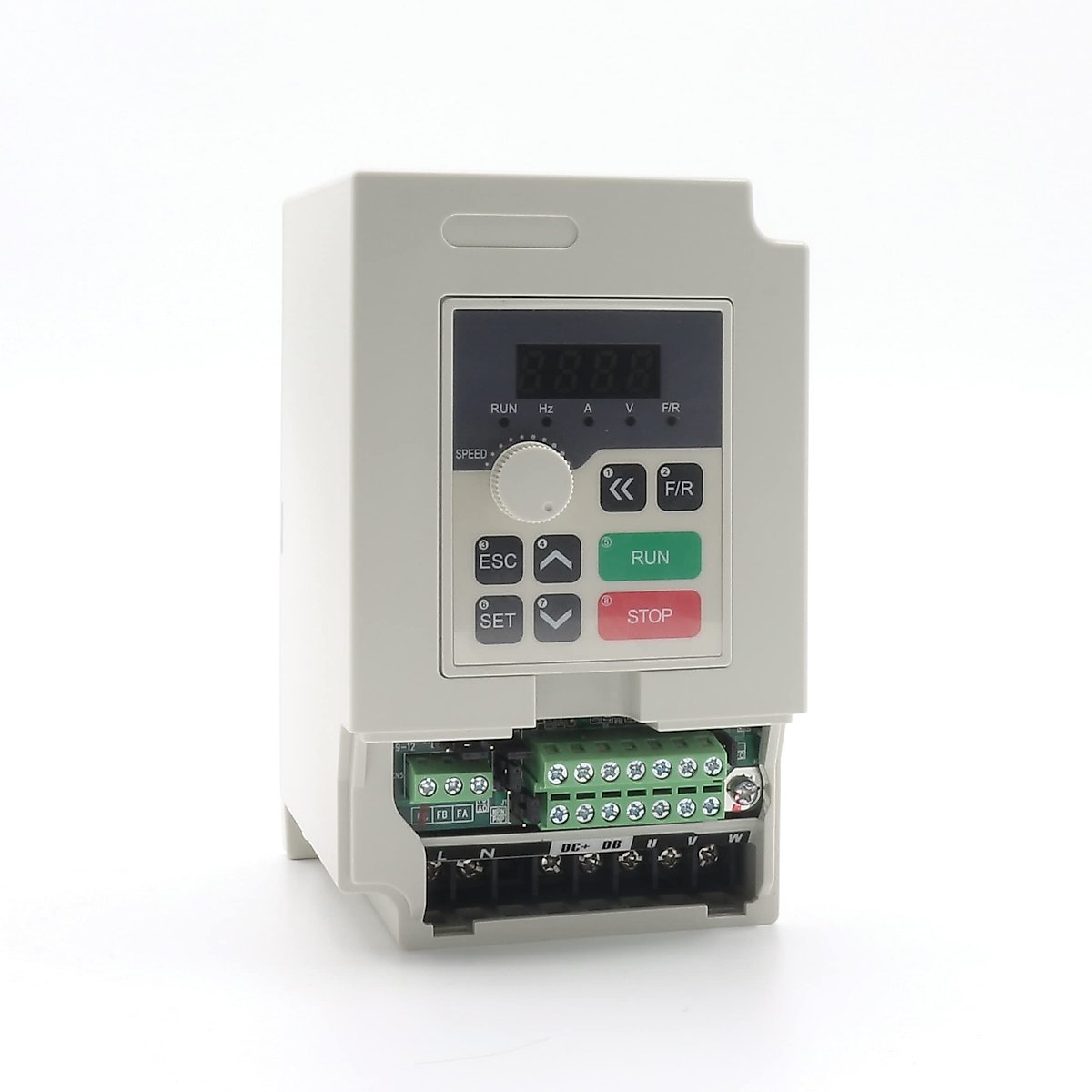 RATTMMOTOR 1.5KW VFD 110V Single to 3 Phase Inverter Variable Frequency Drive Spindle Motor Controller Converter 0-1000Hz + Extension Cable for CNC Router Milling Engraving Machine