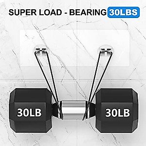 Orimade Adhesive Sticker 4 Pack for Shower Caddy, Bathroom Organize Shelf, Transparent 2.75×7.9 Inches(7×20CM)