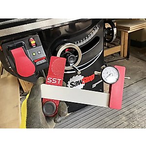 SST Saw Gauge Calibrator System | High Precision Alignment for Saws, Fences, Sleds, or Jigs | Adjustable Measurement with 1/2 In. Dial Indicator