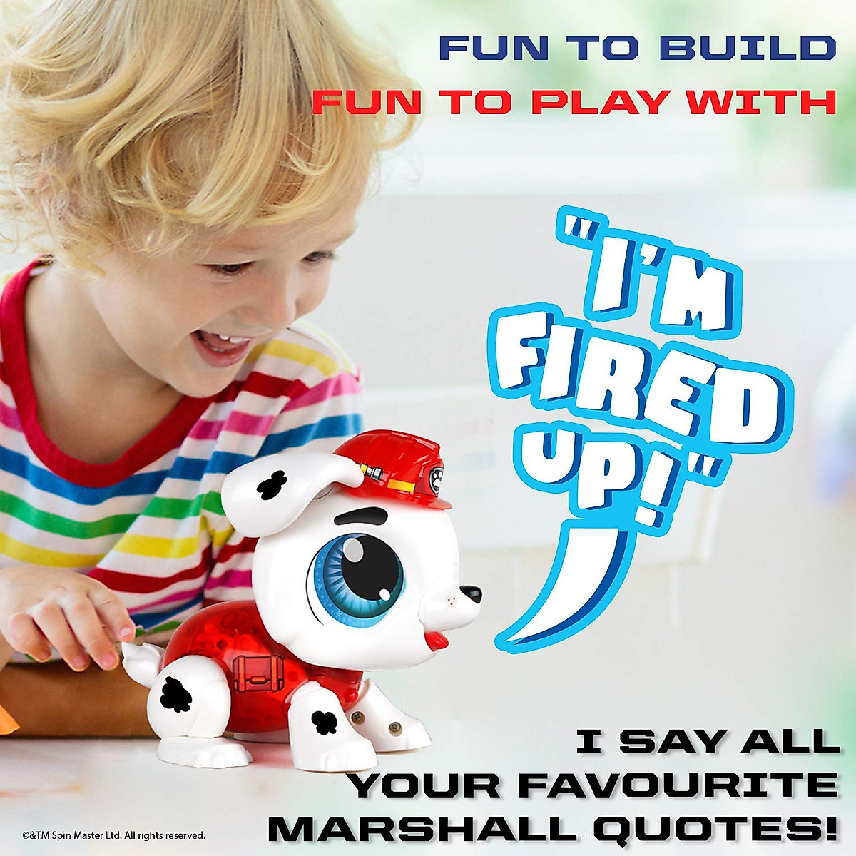 Paw Patrol Marshall Robotic Build-A-Bot Toy: Ages 4+ for Boys & Girls - Ideal Easter Gift!