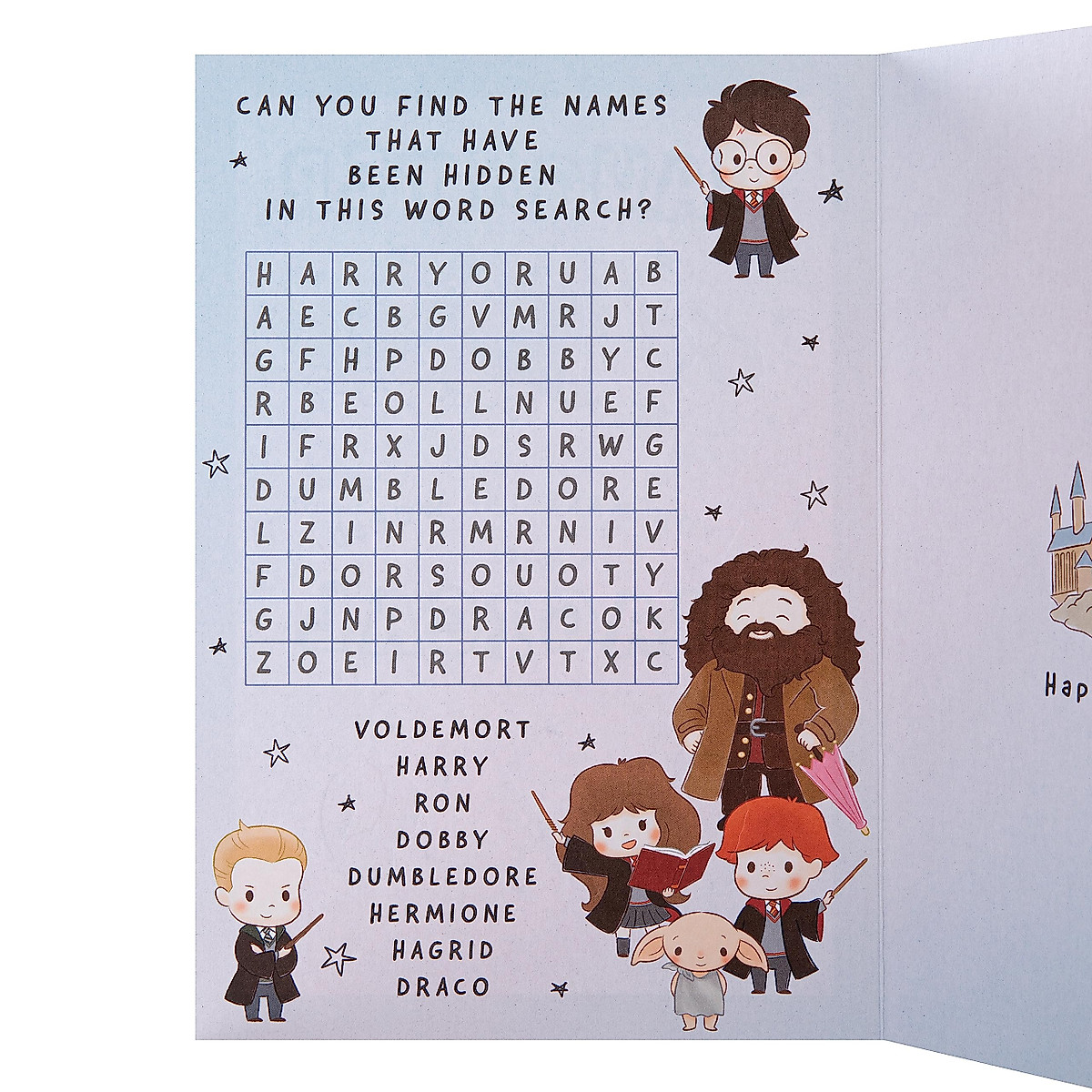 Hallmark Birthday Card for Daughter - Harry Potter Illustrations and Activity