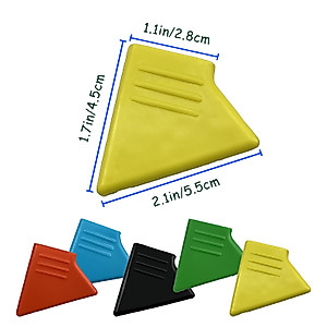 Plaeirufy 10pcs Household Knife Back Protector Universal Hand Guard Knife Back Kitchen Hand Guard Universal Meat Cutting Tool Blade Finger Hand Guards Silicone Knife Guards