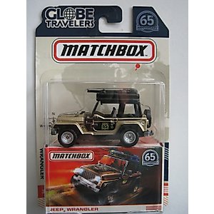 MATCHBOX Globe Travelers Gold/Black JEEEP Wrangler 65TH Anniversary