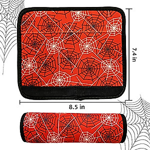 Spider Seat Belt Cover for Kids, Seat Belt Pad for Boys, Car Seat Straps Shoulder Pads for Kids, Kid's Seat Belt Cushion, Shoulder Strap Pad, 1 Piece（RED)
