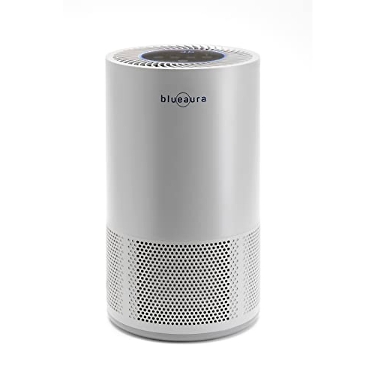 BLUE AURA PURE Air Purifier. H13 True HEPA Filter. Ideal for Home, Bedroom, Living room, Kitchen. Ozone-Free. 26db Quiet & Powerful. Wifi & App Enabled. Cleans 215 sq. ft in 15 min. AUTO. Slate Gray.