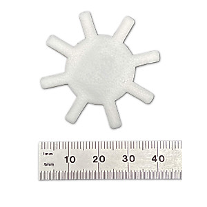 Magnetic Stir Bar - Gear Style - 40.75mm x 5.5mm