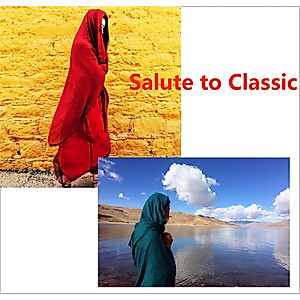 guiyal Cotton Blend Crinkle Vintage Soft Scarf with Fringed Edges,linen scarf,shawl,travel scarf，White scarf