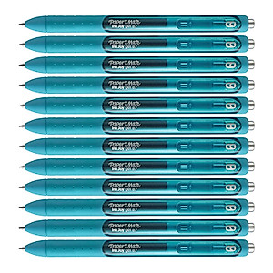 Paper Mate InkJoy Gel Retractable Pens, 0.7mm, Medium Point, 12-Count (Teal)