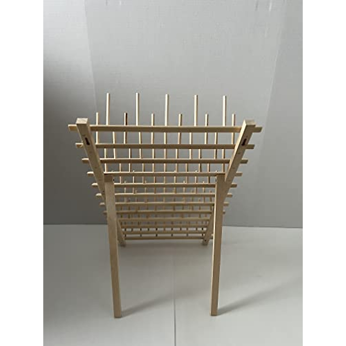 2 - 66 Large Spool Cone Wood Thread Racks (Holds 132 Spools) Hardwood, Freestanding or Wall Mount | Perfect for Large King Size Cones | For Sewing, Embroidery, Quilting, & Specialty Thread Storage