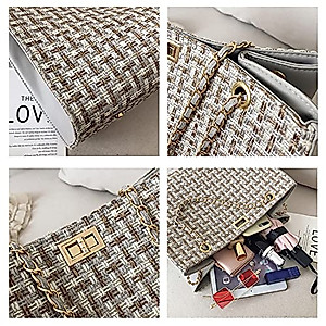 YOUYIS Women Pu Leather Chain Women Shoulder Bag Large Capacity Ladies Crossbody Bags For Women Messenger Bags