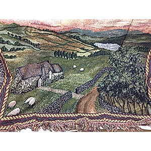Manual Irish Collection 50 x 60-Inch Tapestry Throw, Blessings of Ireland