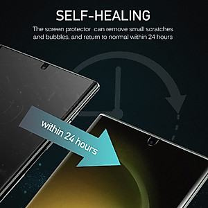 ivoler [2+1Pack Screen Protector for Samsung Galaxy S23 Ultra 6.8" 5G [2 Pack] with [1 Pack] Camera Lens Protector TPU Screen Protector with Transparent HD Clear Anti-Scratch 2023 Released,6.8inch