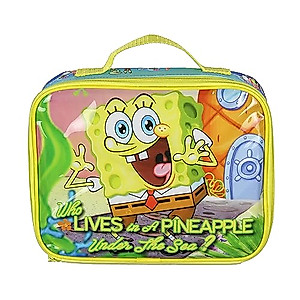 INTIMO Nickelodeon SpongeBob SquarePants Bikini Bottom Lunch Box Tote Bag