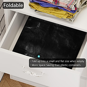 SUOCO 6 Pack 90L Clothing Storage Bags, Heavy Duty Storage Bins, Extra Large Moving bags, Storage Containers for Clothes, Blankets, Comforters, Bed Sheets and Pillows