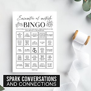 Minimalist Spanish Bridal Shower Games 20 Guests - Juegos Para Despedida De Soltera En Español, Wedding Shower Games, Bridal Shower Bingo In Spanish, Popular Bridal Shower Games Spanish Edition