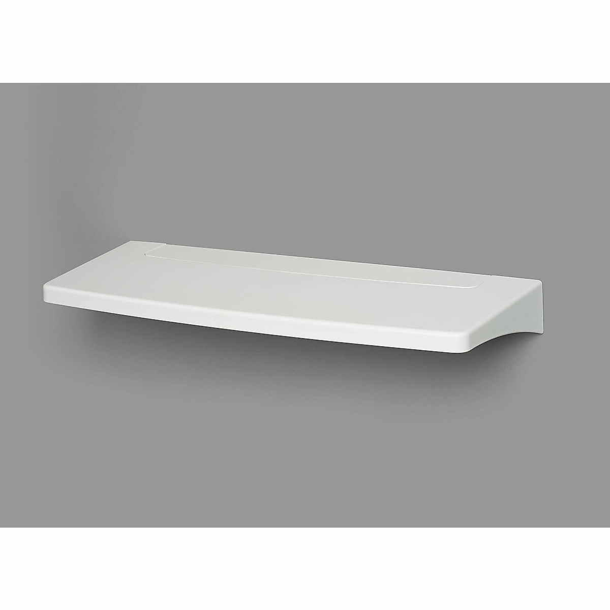 LTL Home Products HSFS22H Homestyle Multi Purpose Folding Wall Mounted Shelf, White, 9 x 22