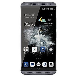 ZTE Axon 7 Unlocked smartphone,64GB ROM 4GB RAM, US Warranty (Grey)