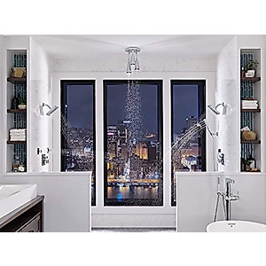 DELTA FAUCET T27867-BL Angular Modern Monitor 17 Series Valve 3-Setting Integrated Shower Trim with Diverter, Matte Black