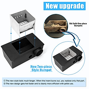 Burn Pot for Breckwell Big E SP1000/P1000, P23, P22 Maverick, P24 P24I Blazer, P2700, P4000, P2000, P2000I, P23I Pellet Stoves, A-S-BURNPOT Burn Pot for Breckwell Pellet Stove