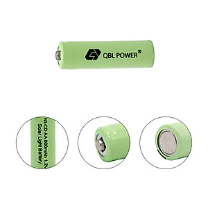 QBLPOWER Nicd AA 800mAh 1.2V Rechargeable Solar Lights Batteries for Garden Lights, Remotes, Mice(Pack of 8)