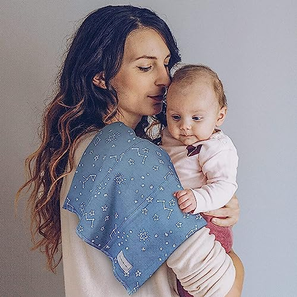 Burp Cloths for Baby Boys - 6 Pack Baby Burp Cloths -100% Cotton Double Layers of Extra Absorbent Burping Cloths Set - Spit Up Burp Rags