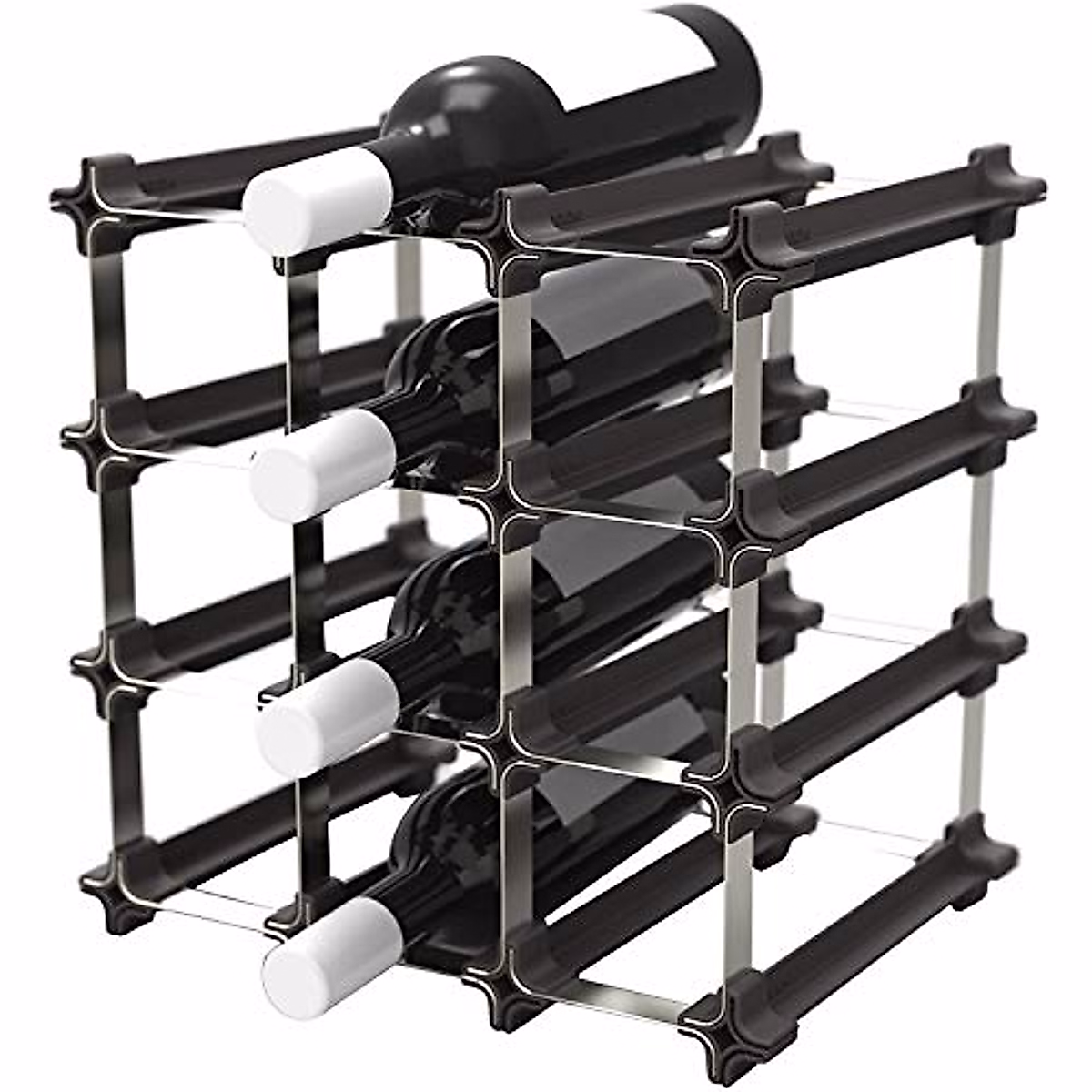 Nook Wine Rack Small Kit 9 - Bottle Rack with Modular System - Practical Wine Rack Bottle Holder