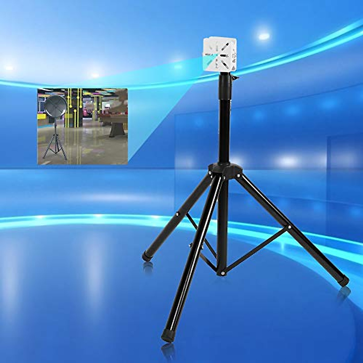 GOWENIC Hologram Projector Tripod Stand, Fixing Tripod Bracket for 3D Holographic Projector Fan Advertising Machine 42cm 50cm 56cm 60cm 65cm 100cm, 3D Hologram Fan Accessory