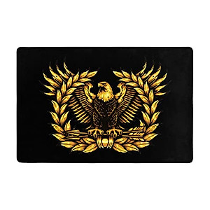 Warrant Officer Rising Eagle T Area Rug Living Room Bedroom Kitchen Sofa Bedside Carpet Floor Mats 36"X24"