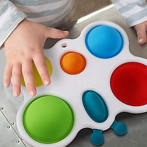 Pop Fidget Toys Handheld Game for Teens, Push Bubble Light up Puzzle Game Machine & Best Gifts for Kids, Quick Push Games Educational Sensory Toys, Stress Relief Party Favors Toy Age 3 -12