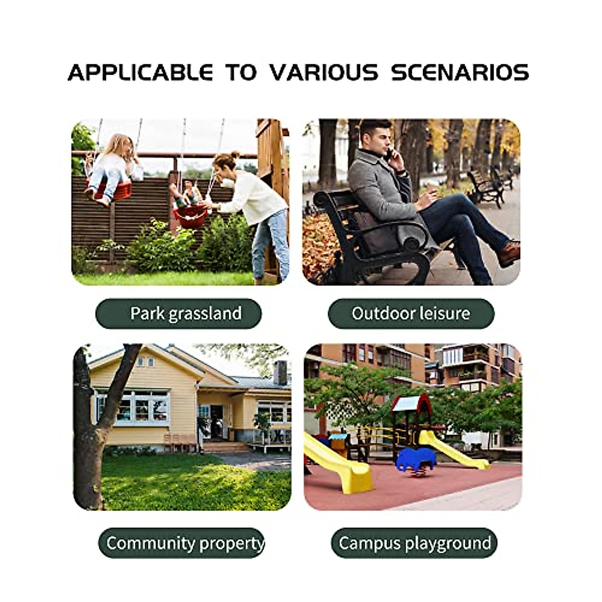 Garden Bench Outdoor Metal Park Benches Cast-Iron Patio Bench with Mesh Pattern Plastic Backrest Armrests for Patio Park Lawn Yard,Black