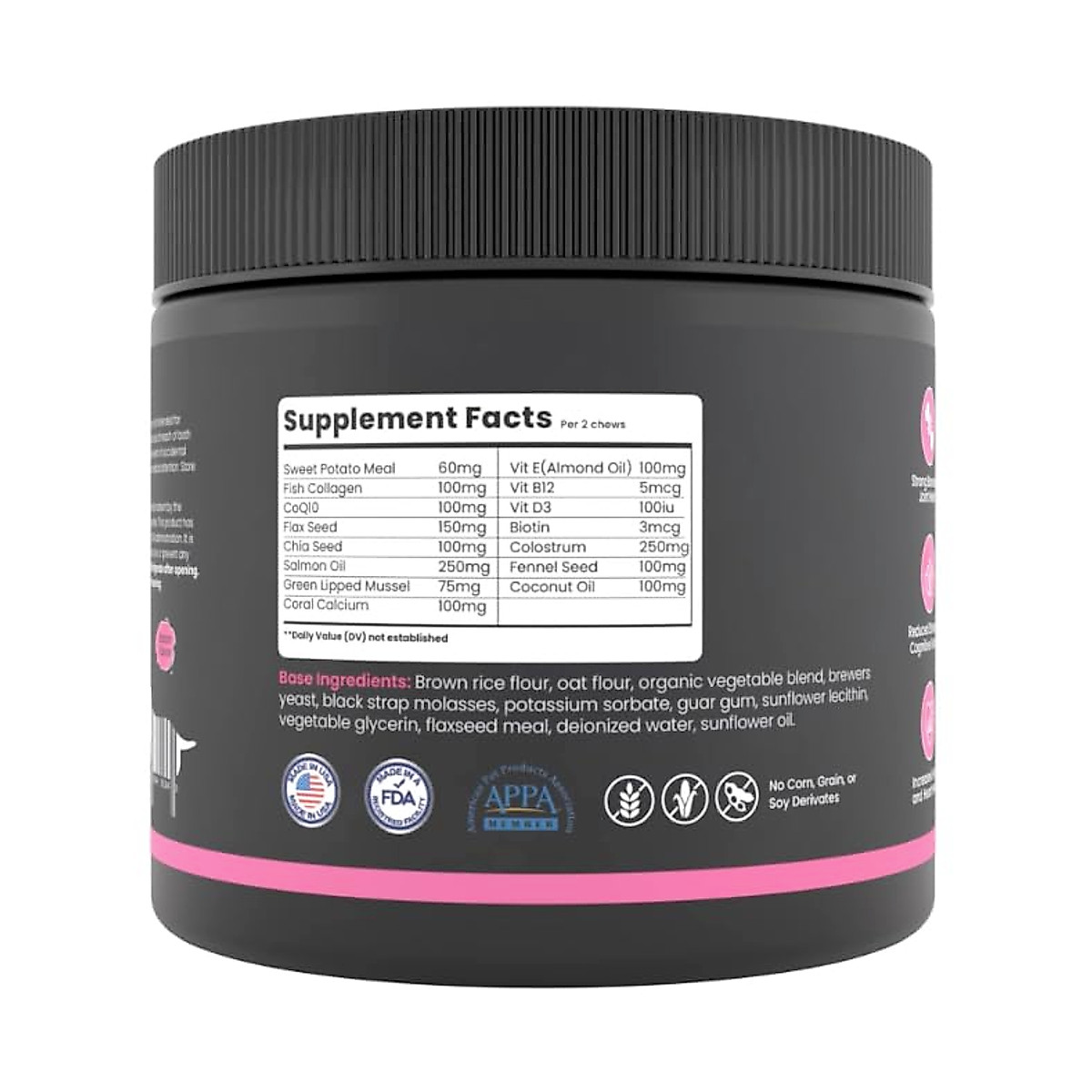 Healthy Bite 12 in 1 Multivitamin for Dogs - Dog Skin and Coat Supplement, Immune Support for Dogs, Pet Vitamins Dogs, Calcium for Dogs, Vitamin for Dogs Made in USA - 120 Count