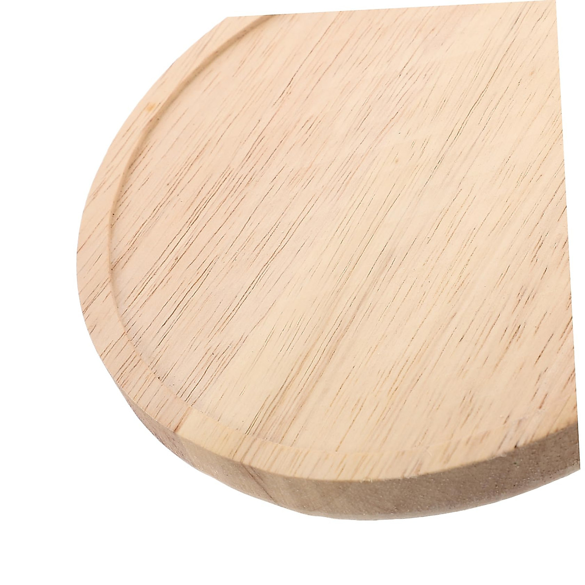 HOMSFOU 2pcs Wall Mount Bookshelf Wood Decor Wall Hooks Decorative Wall Mounted Bookshelves Wood Trim Wood Bookshelf Round Bookshelf Wall Decor Holder Wall Shelf Wooden Rack Television 15c