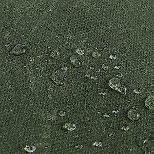 eletecpro Firewood Carrier 39x18 Inch Durable Waxed Canvas Log Carrier Heavy Duty, Fire Place Sturdy Wood Carring Bag with Handles Security Strap for Camping Indoor (Green)