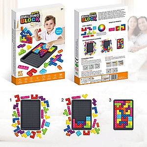 Hapencen Puzzle Game Pop It Fidget Jigsaw Toys,Push Bubble Silicone Sensory Fidget Toys Parent-Child Toys, Block to Anxiety & Relief Stress for Kids Adults or Autism Special Needs