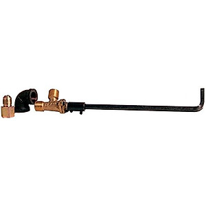 Peterson Real Fyre RH Gas Logs On/Off Valve with Adapter & 8-Inch Steel Handle