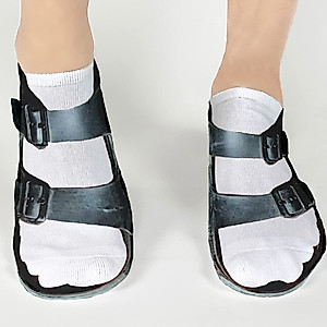 Funny Socks for Men & Women - Classics & Grippy Socks - Fun Socks, Gag Gifts for Adult - Funny Gag Gifts - Women’s Socks in Sandals