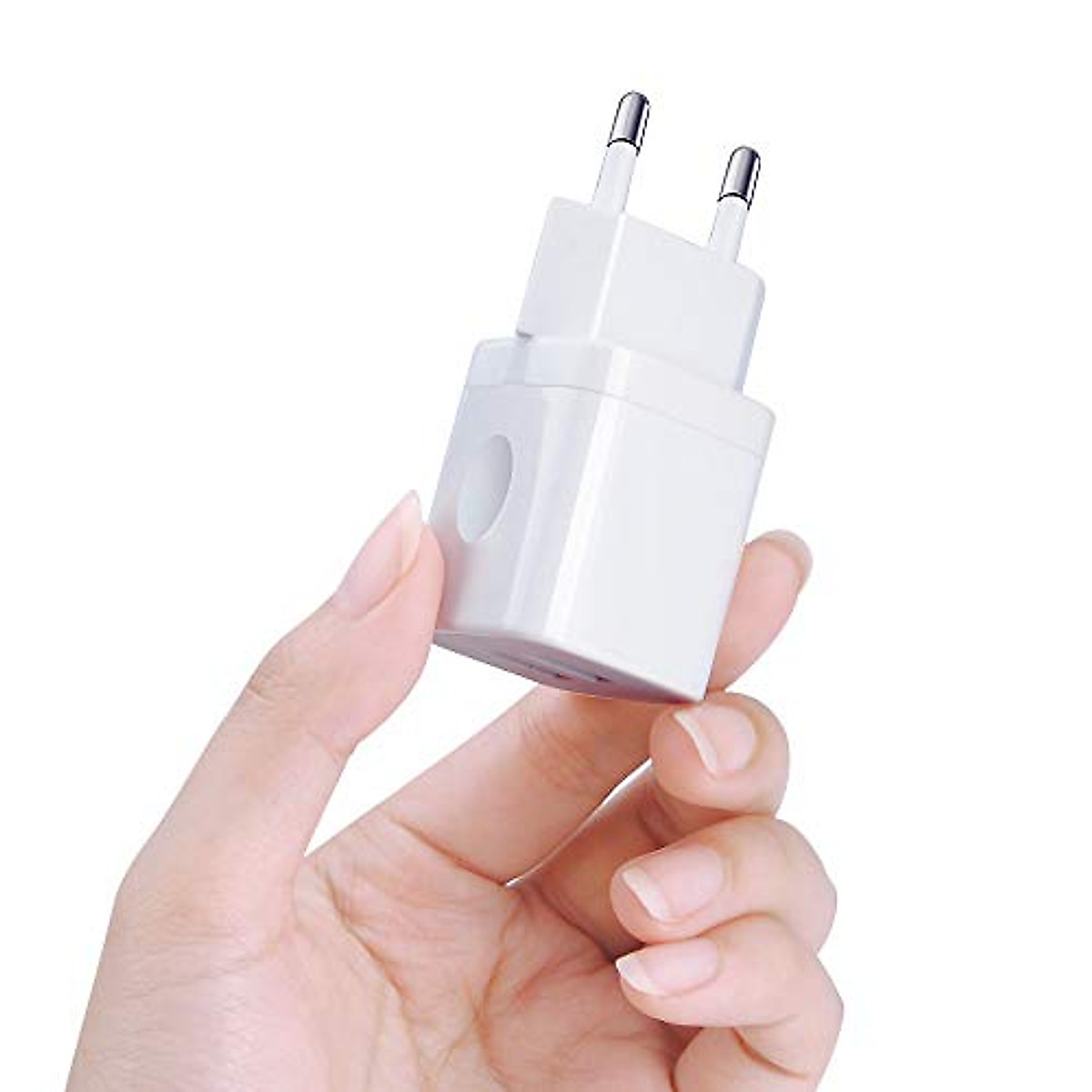 European Wall Charger, Vifigen 2-Pack USB 2.1AMP Universal Europe Charger Block Dual Port Plug Compatible for iPhone 14 13 12 11 Pro Max XS XR X SE 8 7 6 Plus, Samsung S22 S21 A13, Note 20, LG, Moto