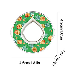 Wmool 17 Pcs Flavor Pods for Air Up Water Bottle, Fruit Fragrance Rings Recyclable for Air Up Water Bottle Flavor Pods Creative Water Cup Scented Pods for Outdoor Sports