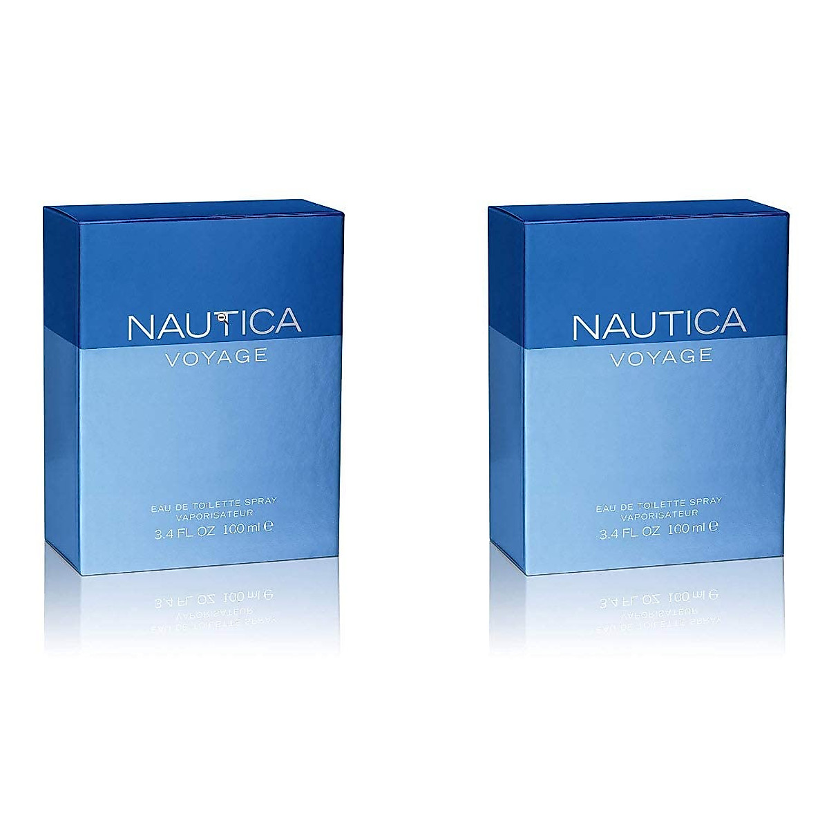 Nautica Voyage by Nautica for Men - 3.4 oz EDT Spray - (Pack of 2)