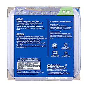 Ziploc 26 Pack To Go Disposable Rectangular Food Containers, 1.18L, Small