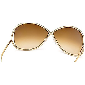 Tom Ford Sunglasses - Miranda / Frame: Shiny Rose Gold Lens: Brown Gradient