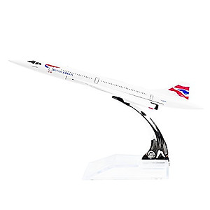 24-Hours British Airways G-BOAC Alloy Metal Souvenir Concorde Model Airplane