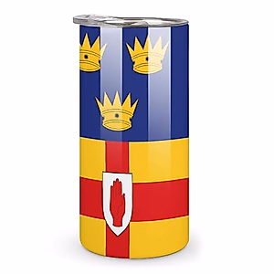 Four Provinces of Ireland Flag Funny Coffee Mug Stainless Steel Travel Insulated Tumbler Double Wall Water Cup 10 Oz