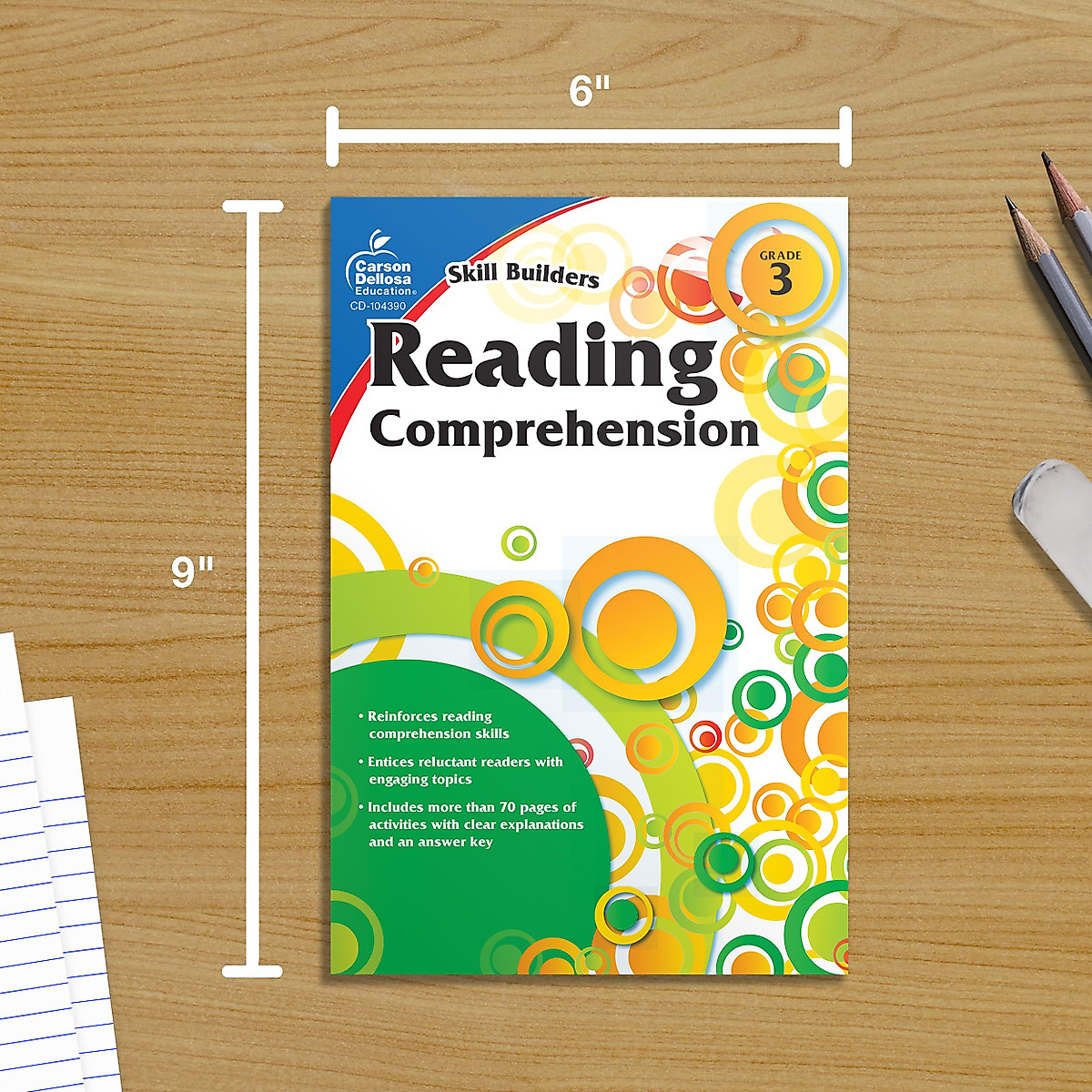 Carson Dellosa | Skill Builders Reading Comprehension Workbook | 3rd Grade, 80pgs