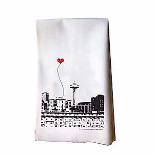 Seattle Space Needle Floursack Tea Towel