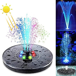 n/a Mini Solar Fountain Garden Landscape Fountain Outdoor Pool Floating Fountain Bird Bath Solar Powered Fountain
