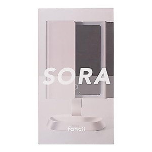Fancii Makeup Mirror with Natural LED Lights, Lighted Trifold Vanity Mirror with 5X & 7X Magnifications - 40 Dimmable Lights, Touch Screen, Cosmetic Stand - Sora (Rose Gold)