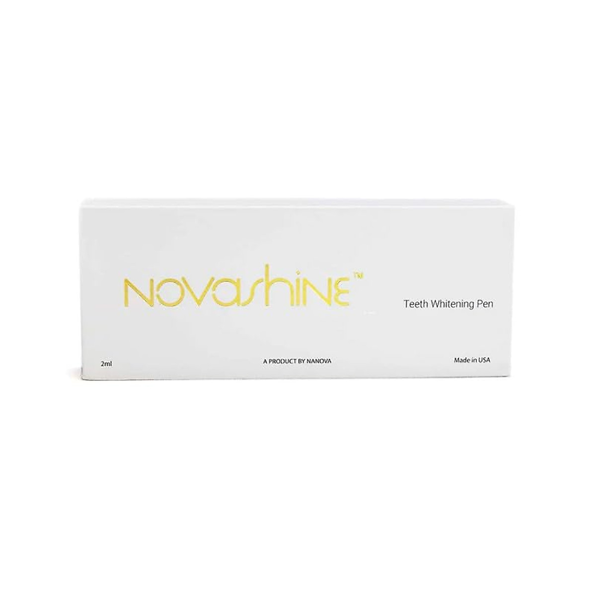 Novashine Teeth Whitening Pen, 2ml 6% Hydrogen Peroxide, Up to 15 whitening Treatments