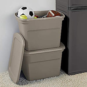 Sterilite 18 Gal./68 L Totes, Hazelwood, 8