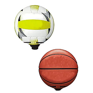 zoele Football Rack Holder Wall Mount, Wall Mount Basketball Holder, Ball Wall Rack Holder Display Storage Rack (1 Pcs)